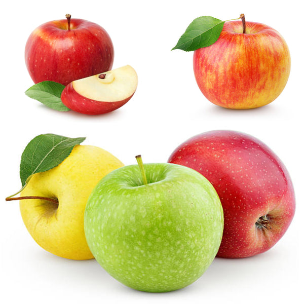 Red And Green Apples Tree